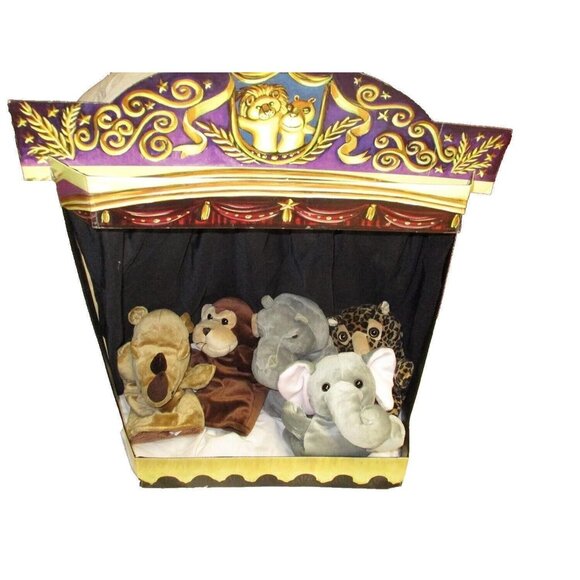 Unbranded | Toys | Family Puppet Theater Hand Puppets Zoo Animals With ...